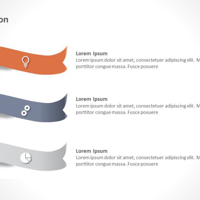 Spiral Ribbon PowerPoint Template
