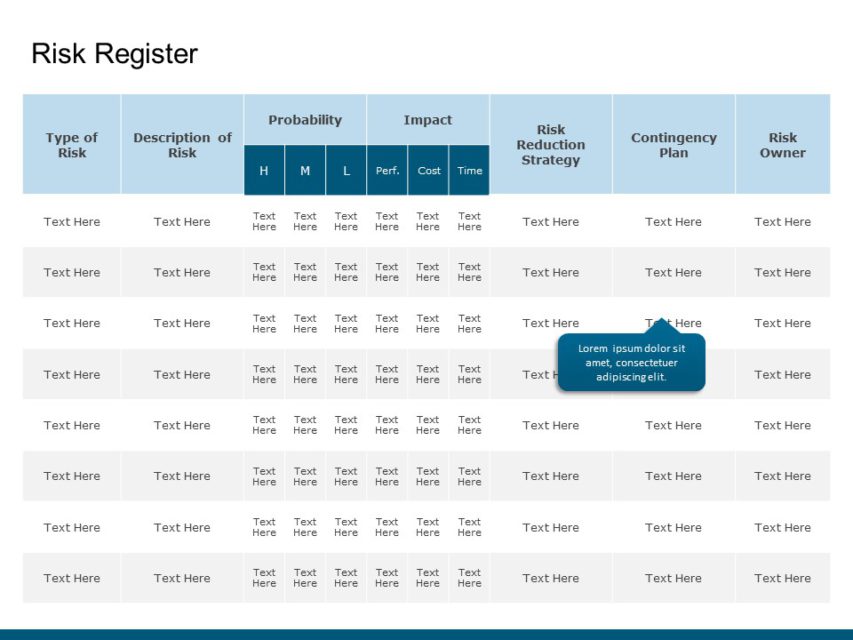 Risk Register PowerPoint Template | SlideUpLift