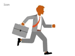 Salesman Silhouette PowerPoint Template | SlideUpLift