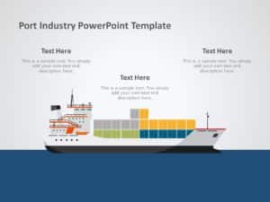 Shipping Port PowerPoint Template | SlideUpLift