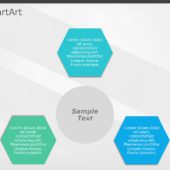 SmartArt Cycle Hexagon 6 Steps