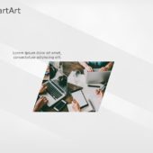 SmartArt Picture Picture Grid 1 Steps | SlideUpLift