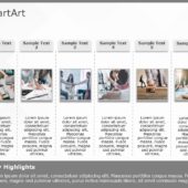 SmartArt Picture Picture Bubble 6 Steps | SlideUpLift