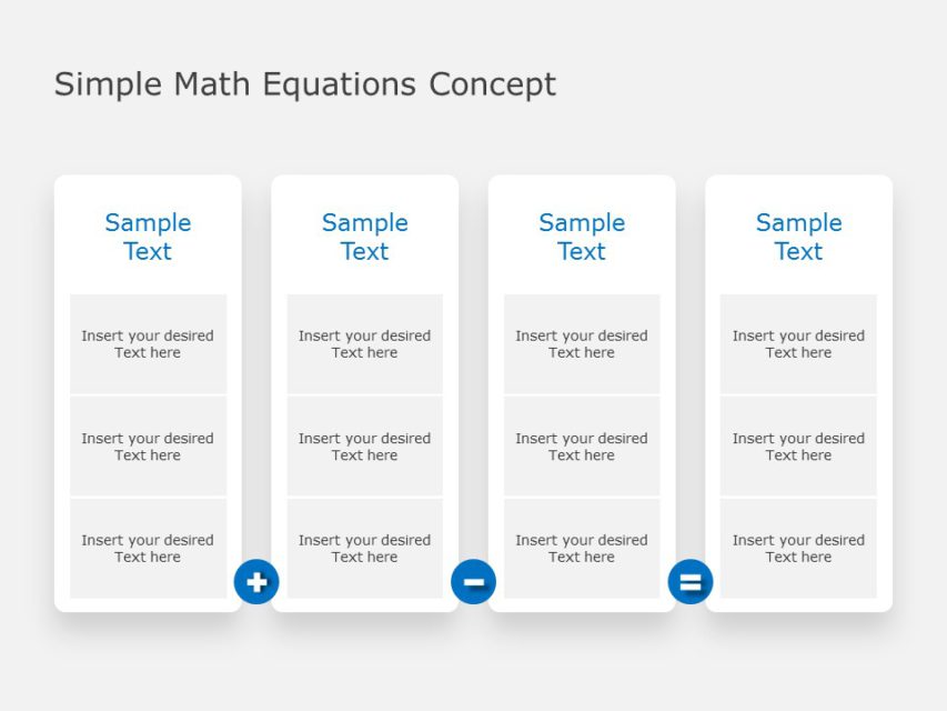 Equation Concept PowerPoint Template | SlideUpLift