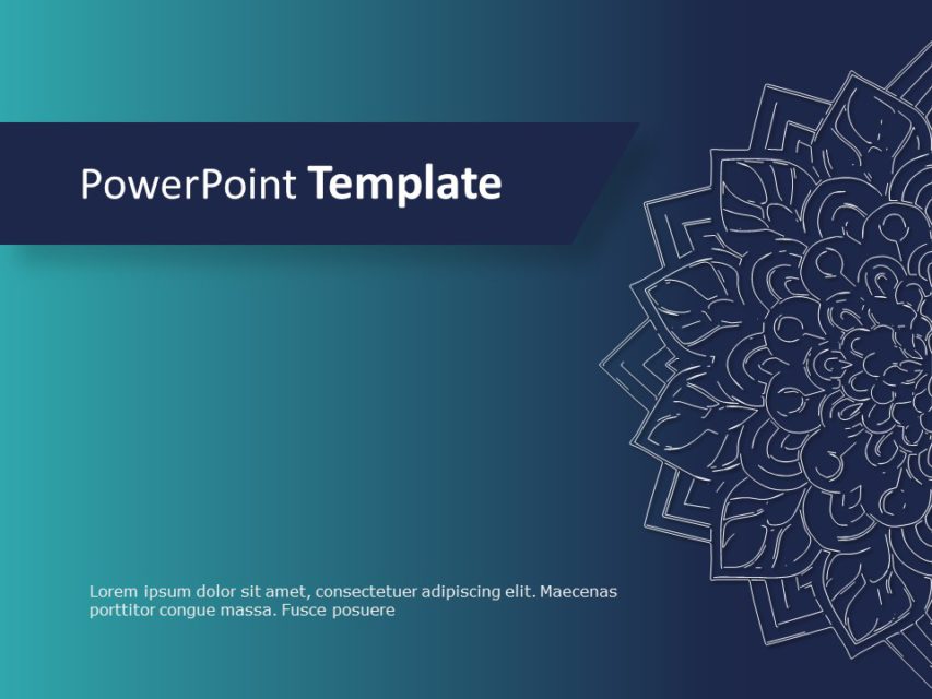 Free Mandala List PowerPoint Template | SlideUpLift