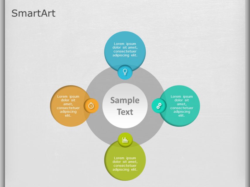 SmartArt-Cycle-Overlapping-4-Steps | SlideUpLift