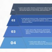 SmartArt Pyramid Basic text 5 Steps | SlideUpLift