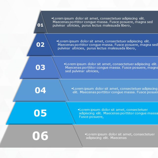 SmartArt Pyramid Basic 5 Steps