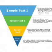 SmartArt Pyramid Inverted 2 Steps