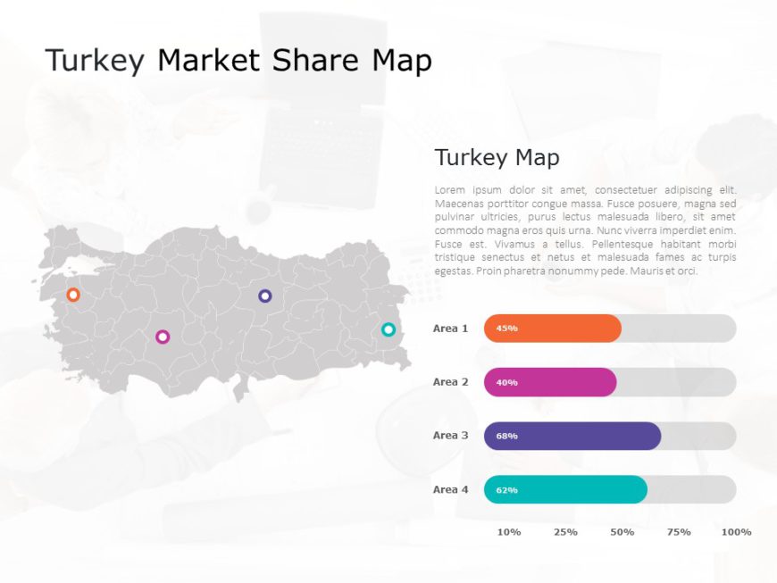 Turkey Map PowerPoint Template 08 | SlideUpLift