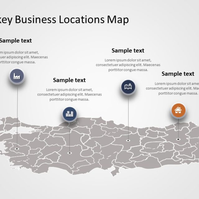 Turkey Map PowerPoint Template 08
