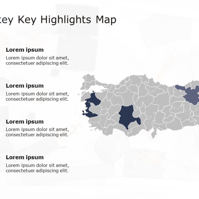 Turkey Map PowerPoint Template 02