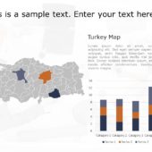 Turkey Map PowerPoint Template 06 | SlideUpLift