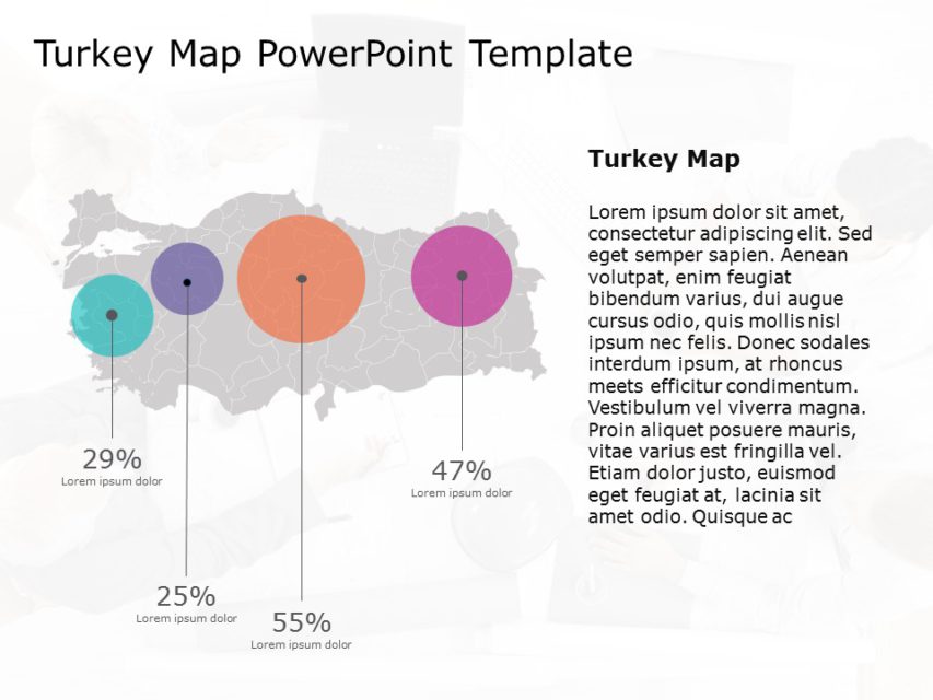 Turkey Map PowerPoint Template 08 | SlideUpLift