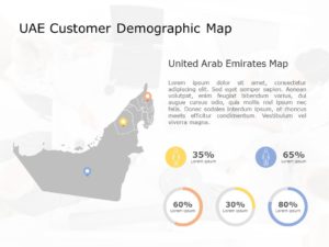 UAE Map PowerPoint Template 02 | SlideUpLift