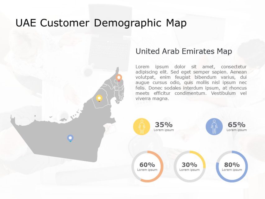 UAE Map PowerPoint Template 04 | SlideUpLift