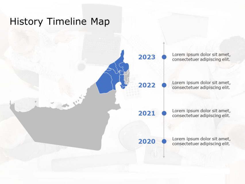 UAE Map PowerPoint Template 02 | SlideUpLift