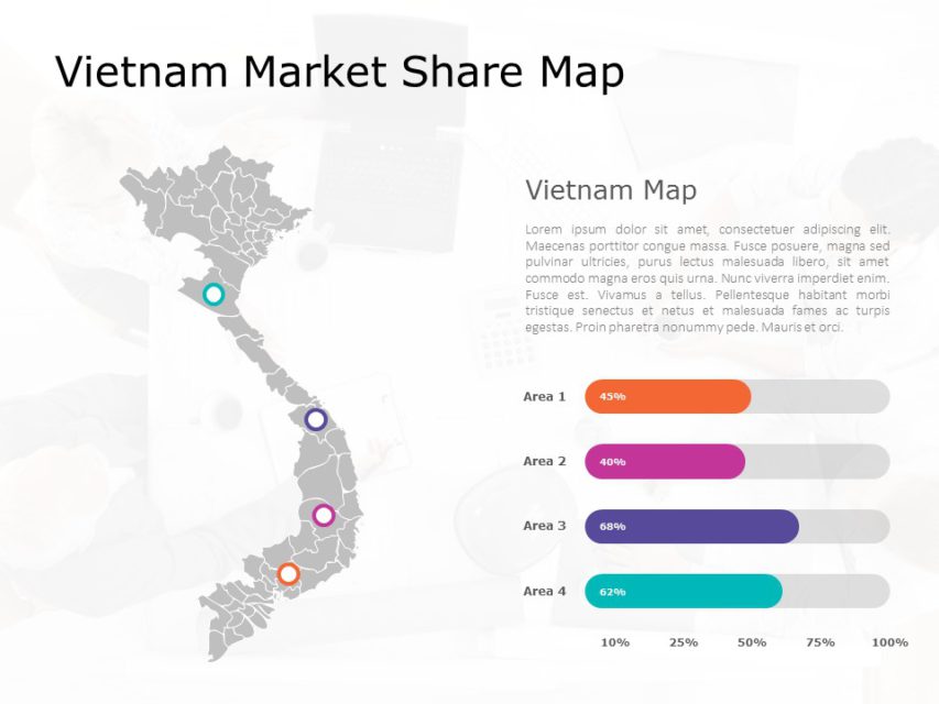 Vietnam Map PowerPoint Template 01 | SlideUpLift