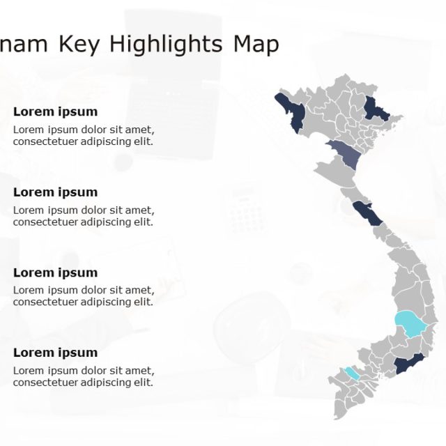 Vietnam Map PowerPoint Template 01