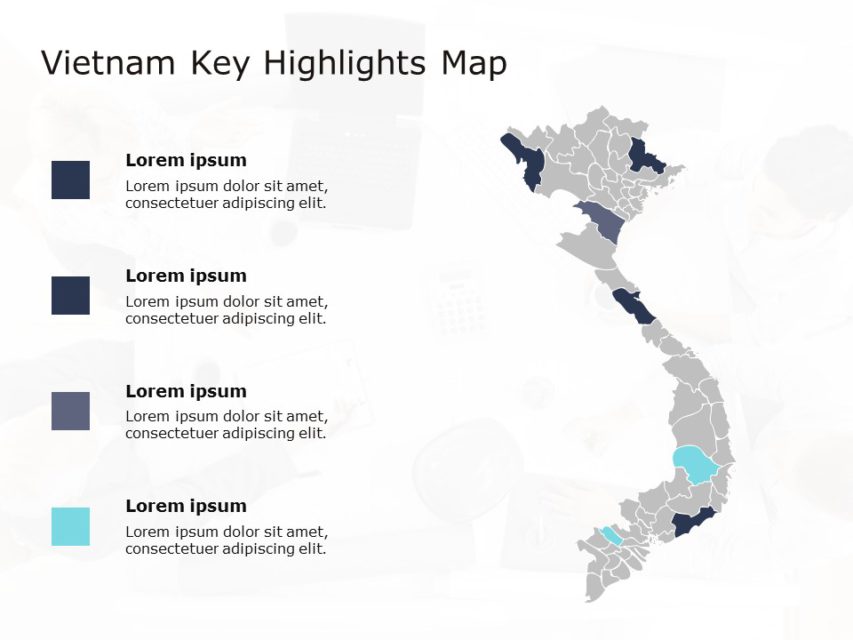 Vietnam Map PowerPoint Template 03 | SlideUpLift