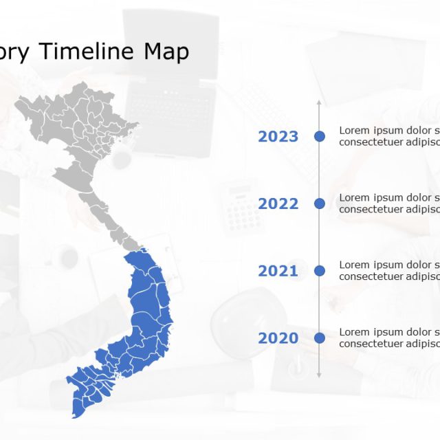 Vietnam Map PowerPoint Template 01