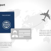 Immigration Passport PowerPoint Template
