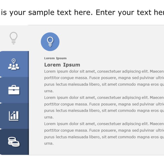 Animated Tabbed PowerPoint Template