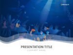 Blue Cover PowerPoint Template | SlideUpLift