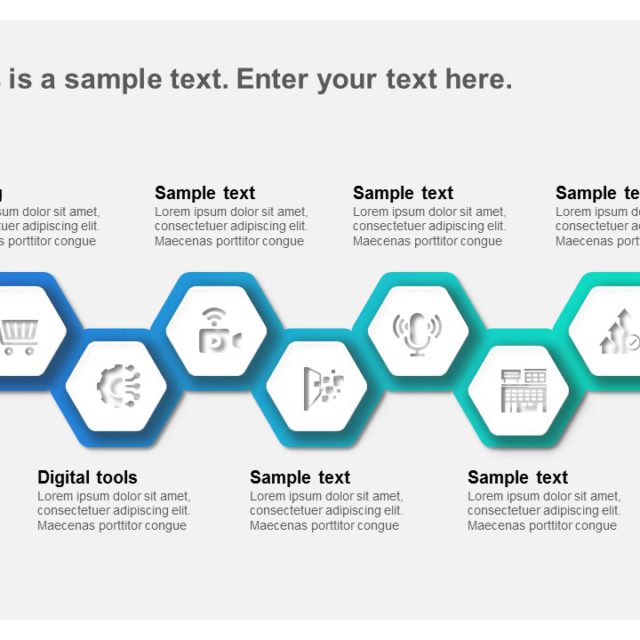 Hexagon Highlights PowerPoint Template