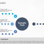 SmartArt Process Converging Text 2 Steps | SlideUpLift