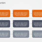 SmartArt Process Bending Process 3 Steps | SlideUpLift