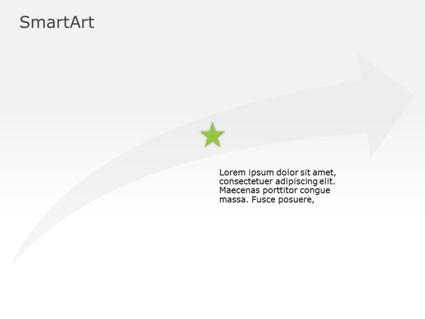SmartArt Process Upward Process 1 Steps | SlideUpLift