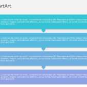 SmartArt Process Vertical Process 2 Steps | SlideUpLift
