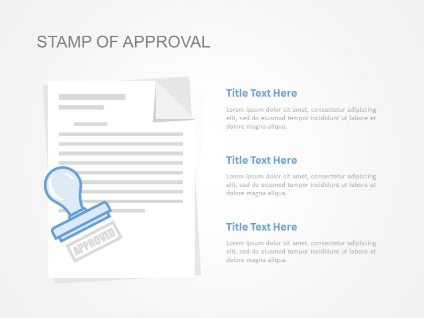 Stamp of Approval 01 PowerPoint Template | SlideUpLift