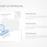 Multi Step Approval PowerPoint Template | SlideUpLift