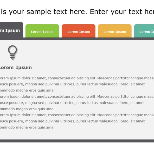 Tab Divider PowerPoint Template | SlideUpLift