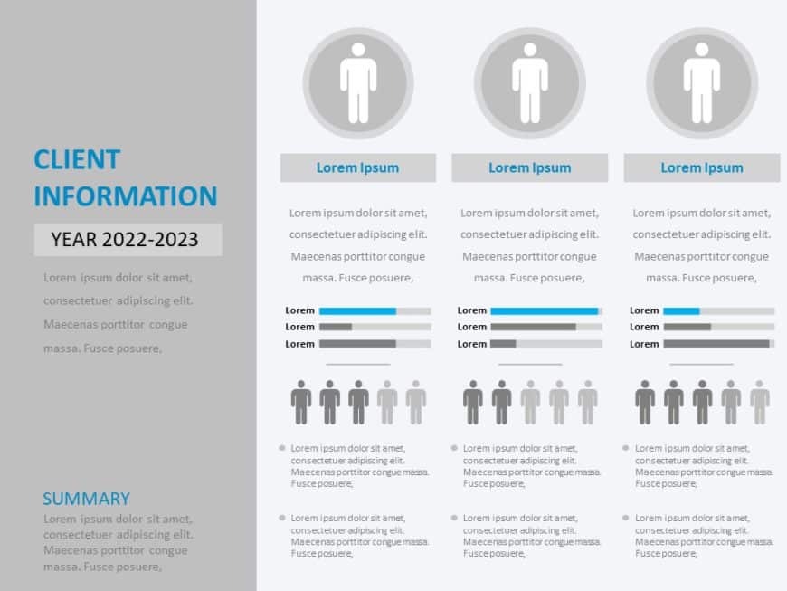 Client Profile PowerPoint Template | SlideUpLift