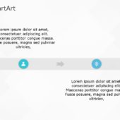 SmartArt Process Funnel 2 Steps | SlideUpLift