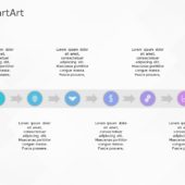 SmartArt Process Basic Chevron 5 Steps