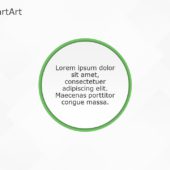 SmartArt Process Circle Arrows 5 Steps PowerPoint Template