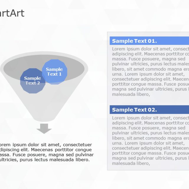SmartArt Process Equation 2 Steps