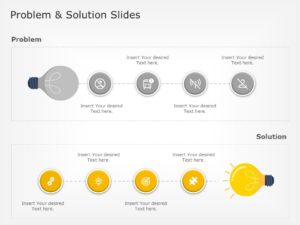Problem Solution Infographic PowerPoint Template | SlideUpLift