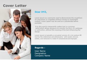 Editable Cover Letter PowerPoint Templates SlideUpLift