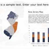New Jersey Map 8 PowerPoint Template