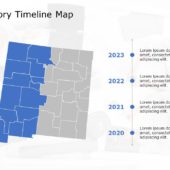 New Mexico Map 7 PowerPoint Template