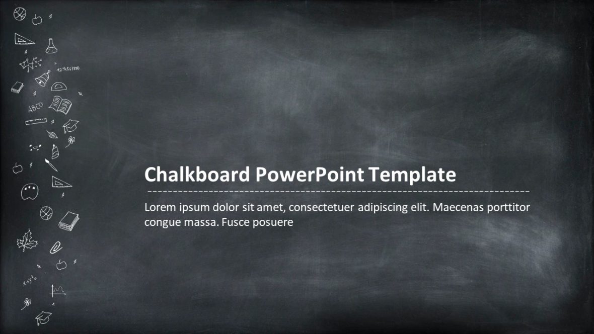 12+ Free Chalkboard PowerPoint Templates & Slides | SlideUpLift