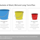 3 Buckets PowerPoint Template