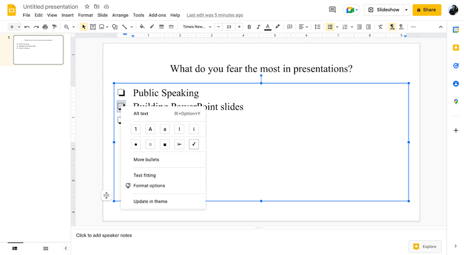 A Quick Guide To Making Checkboxes In Google Slides Google Slides