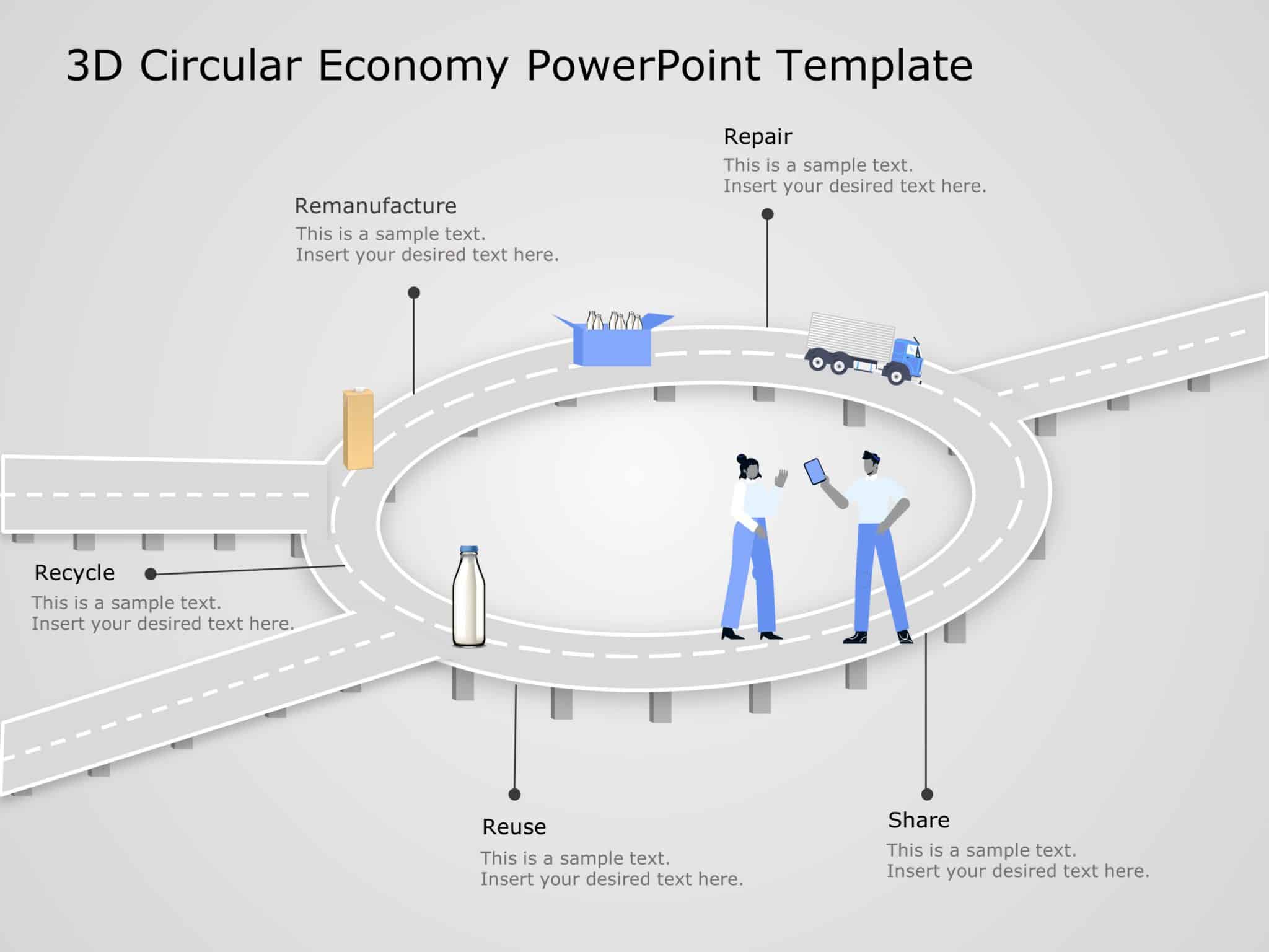 Editable Road PowerPoint Templates & Slides | SlideUpLift
