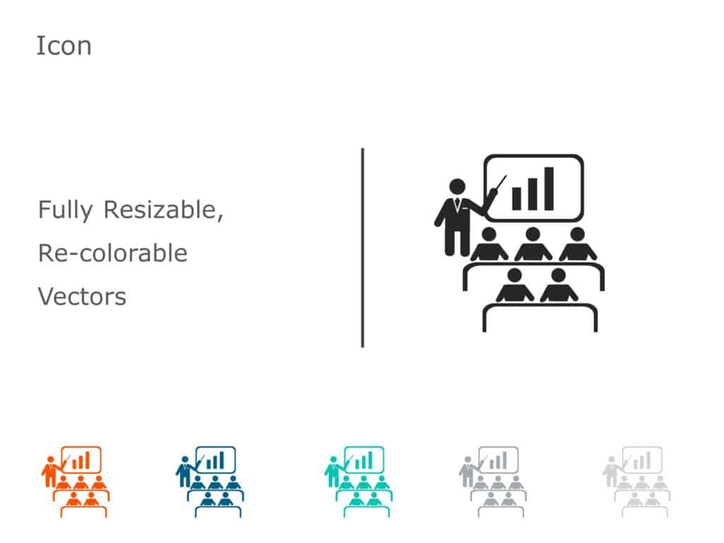 Coaching Icon PowerPoint Template